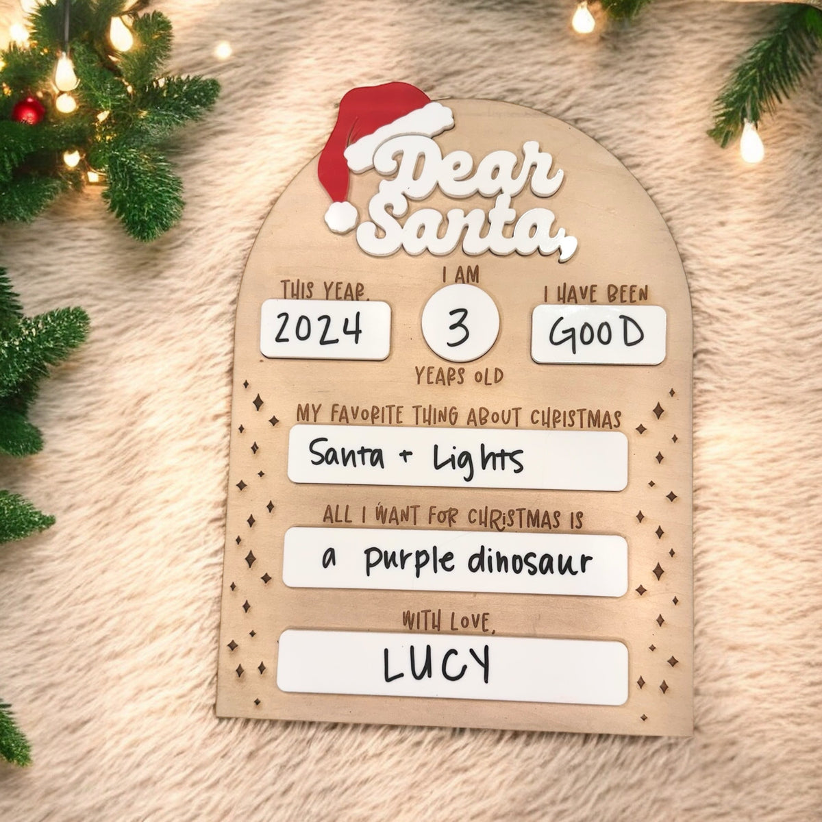 Dear Santa Sign – THE EVERGREEN DESIGNS