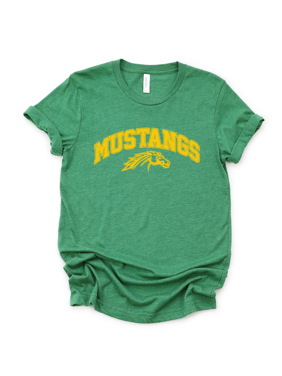 Mustangs Arched – THE EVERGREEN DESIGNS