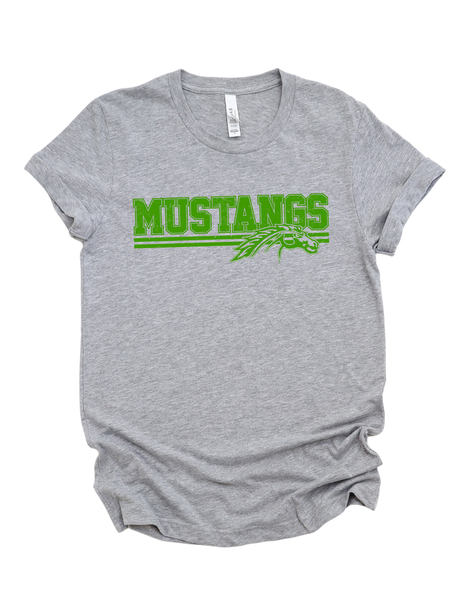 Mustangs Distressed Style – THE EVERGREEN DESIGNS